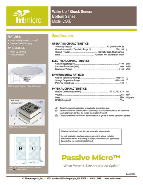 Commercial Inertial Sensors - HT Micro